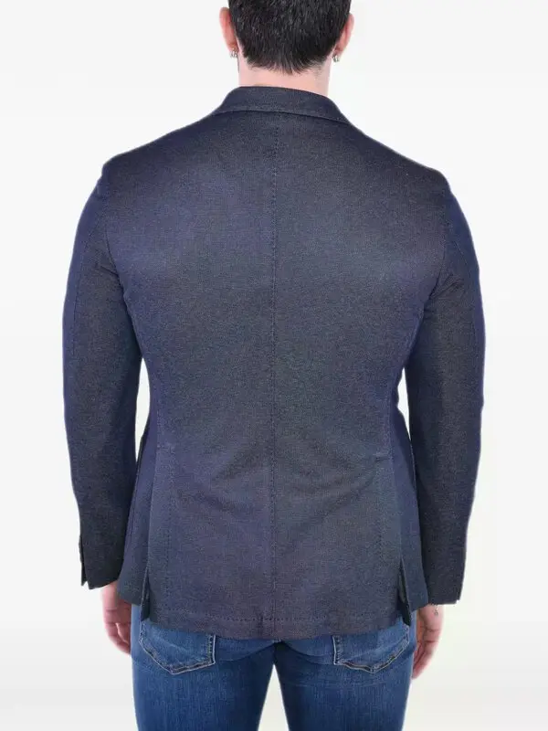 L.B.M. 1911 Double-breasted Textured Jacket