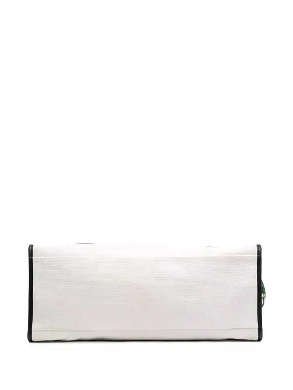 Dolce & Gabbana Canvas Floral Print Tote Bag