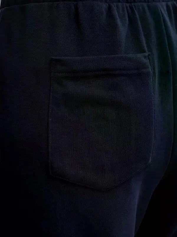 BENETTON Elasticated Raw-cut Wide Leg Track Pants