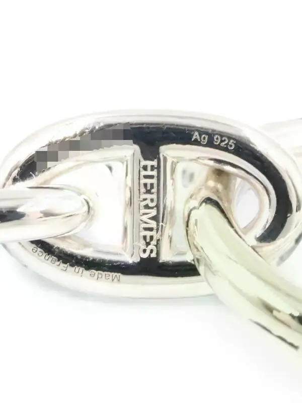 Hermès Chaine D'ancre Mm Bracelet In Sterling