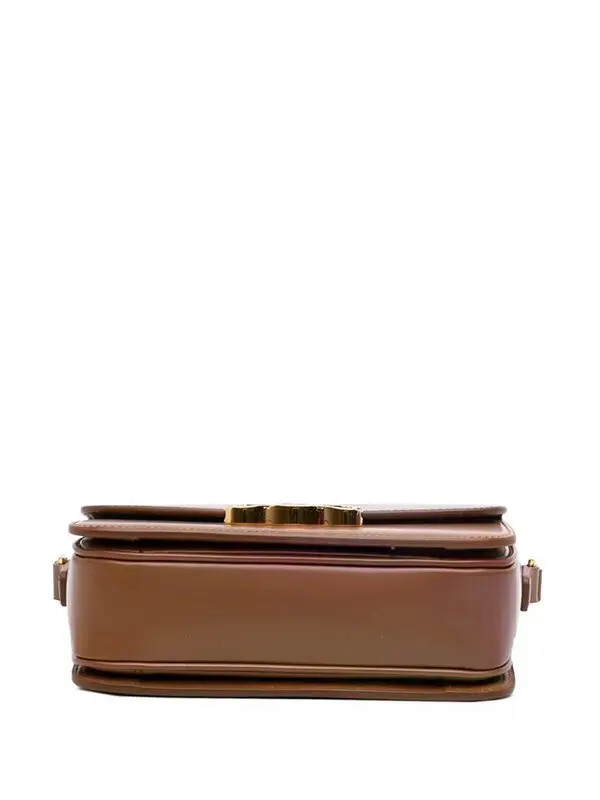 Celine Shiny Calfskin Triomphe Crossbody Bag