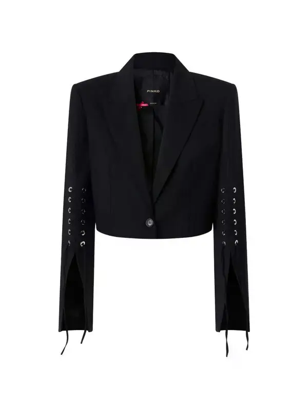 Pinko Cropped Lace-up Jacket