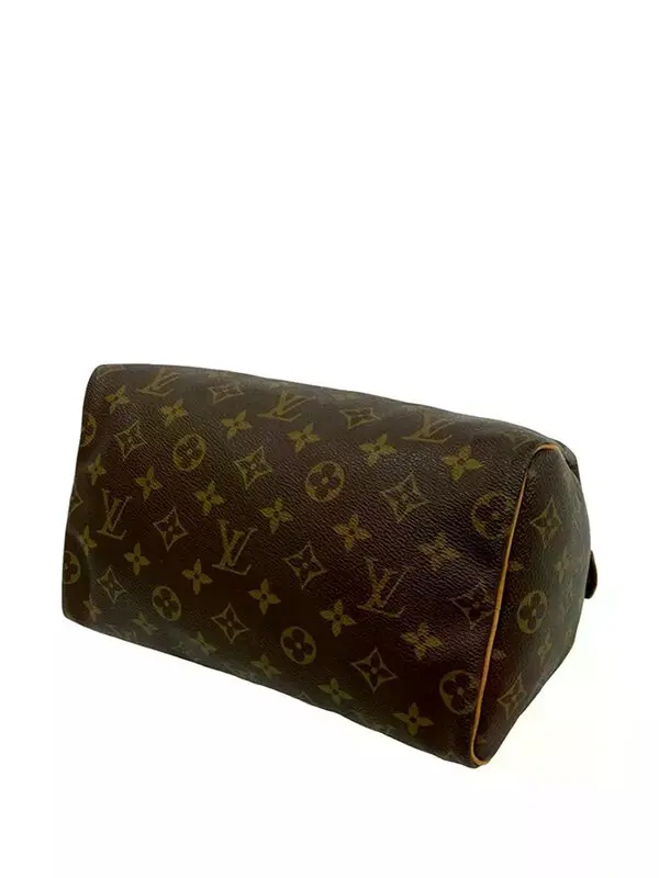LOUIS VUITTON Monogram Speedy 25 Boston Bag - Brown