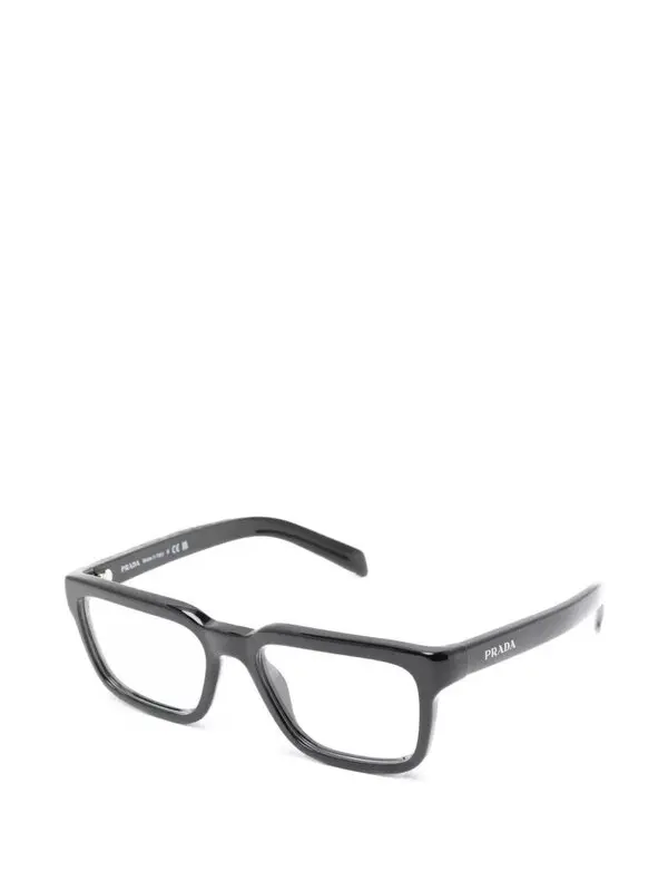 Prada Rectangle Frame Glasses - Black