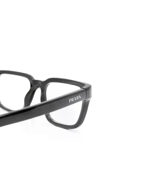 Prada Rectangle Frame Glasses - Black