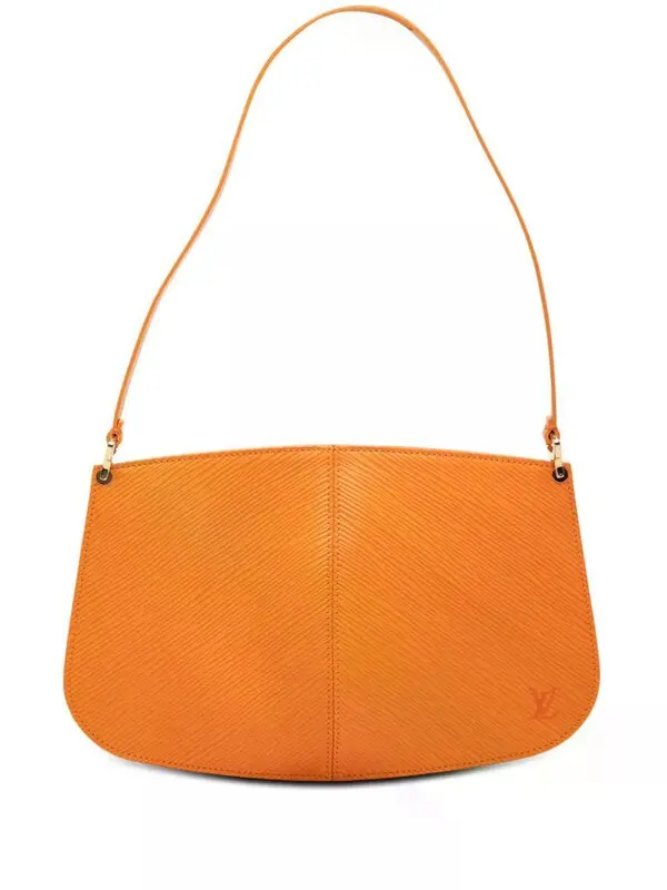 LOUIS VUITTON Epi Demi Lune Pochette Shoulder Bag - Orange
