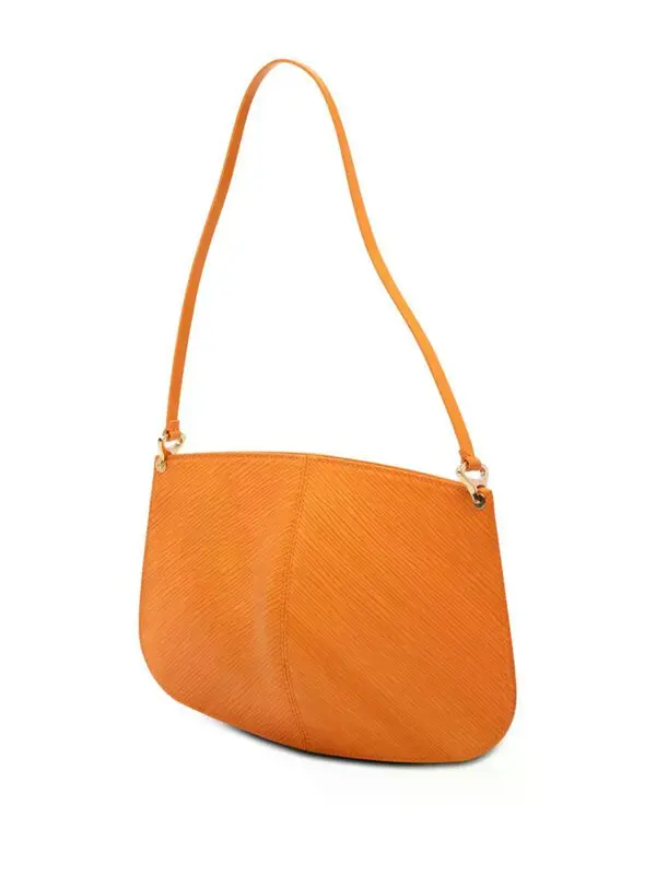 LOUIS VUITTON Epi Demi Lune Pochette Shoulder Bag - Orange