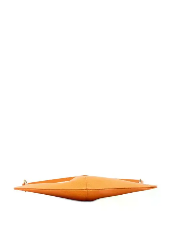 LOUIS VUITTON Epi Demi Lune Pochette Shoulder Bag - Orange