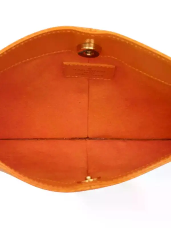 LOUIS VUITTON Epi Demi Lune Pochette Shoulder Bag - Orange