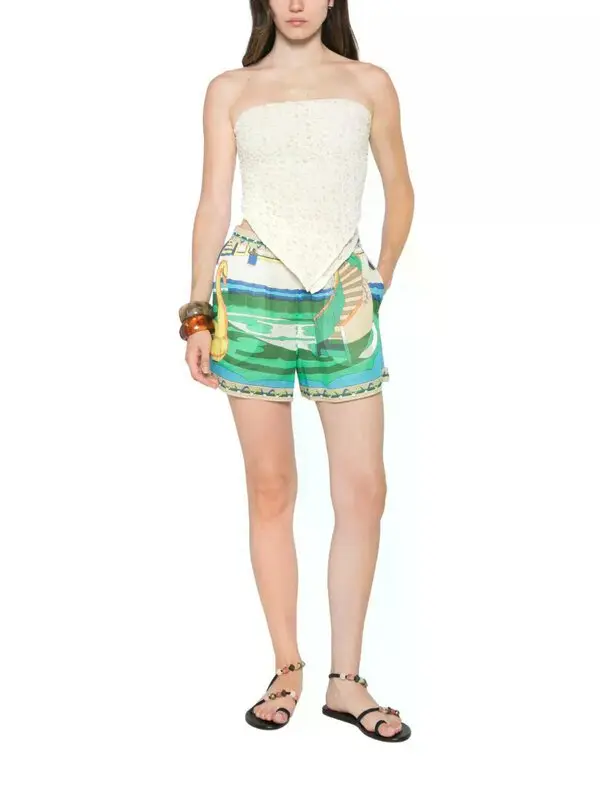 Tory Burch Pool-print Shorts