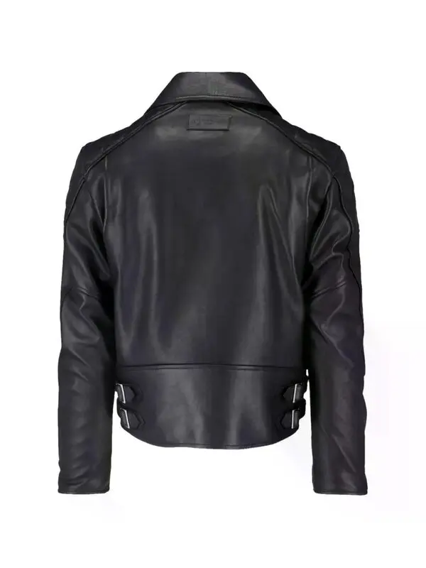 Givenchy Quilted-shoulder Leather Biker Jacket