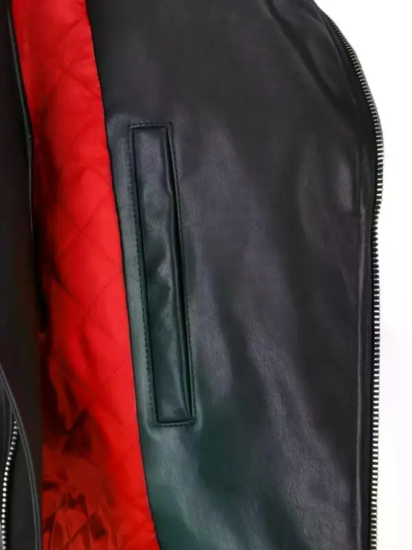 Givenchy Quilted-shoulder Leather Biker Jacket