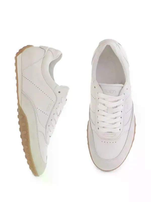 TOD'S Leather And Suede Detail Sneakers