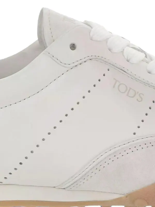 TOD'S Leather And Suede Detail Sneakers