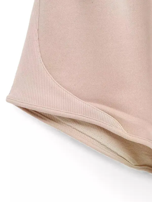 BASERANGE Ribbed Trim Elasticated Shorts