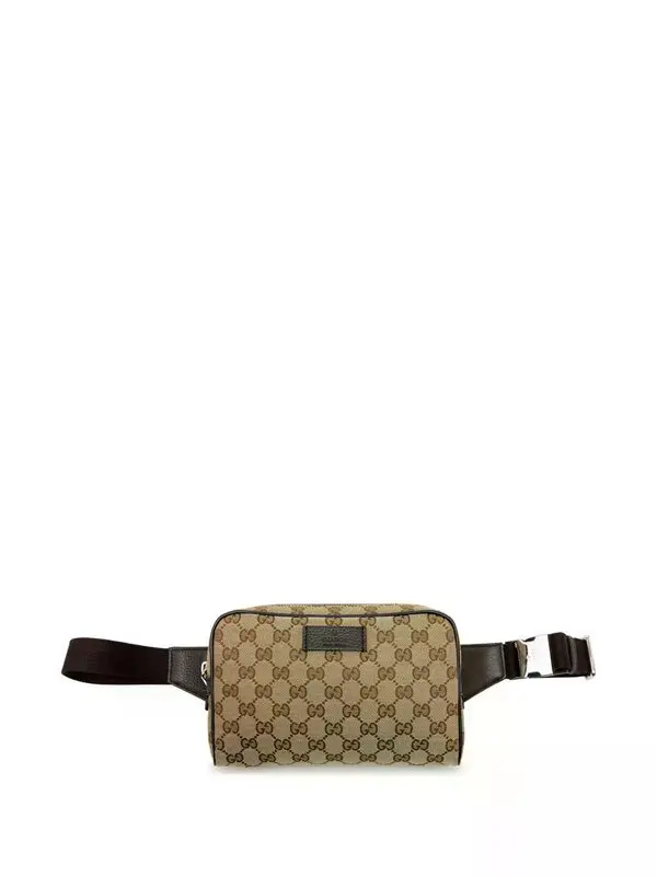 Gucci Gg Canvas Belt Bag - Neutrals