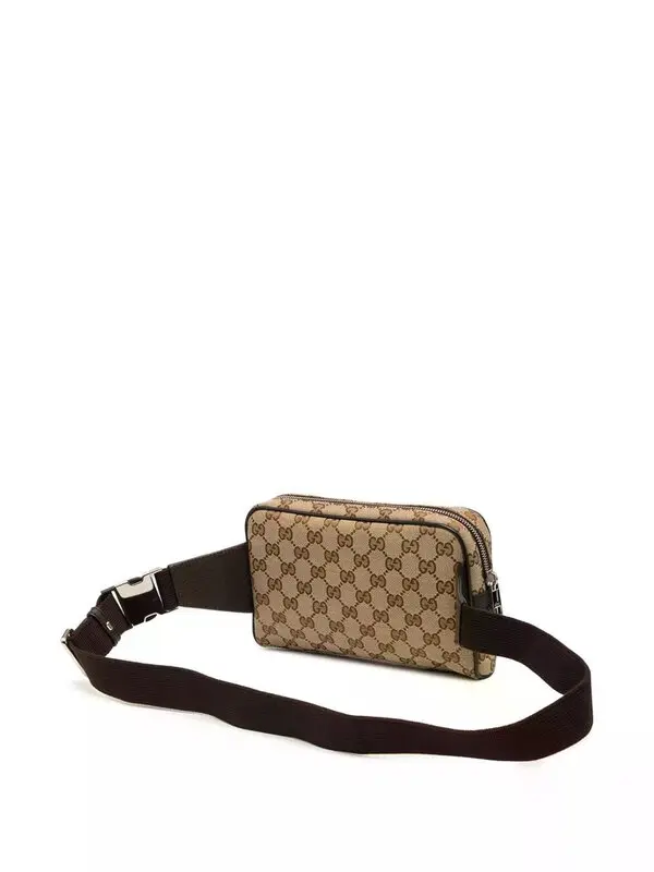 Gucci Gg Canvas Belt Bag - Neutrals