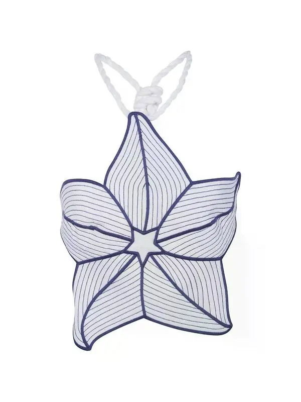 Farm Rio Star-shaped Halterneck Top