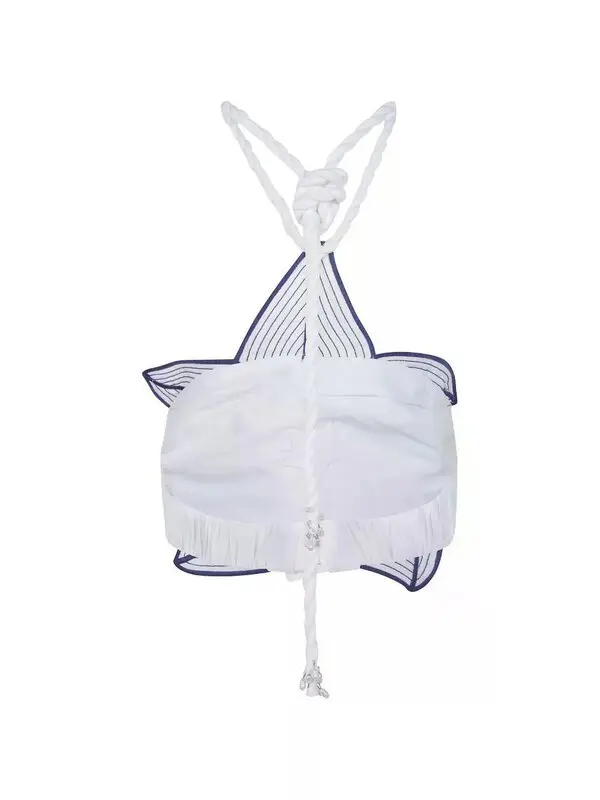 Farm Rio Star-shaped Halterneck Top