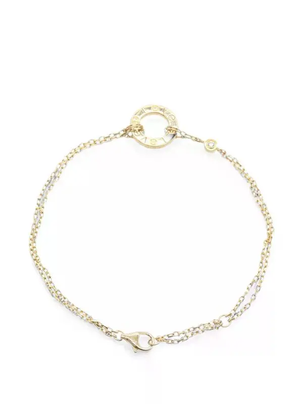Cartier Love Circle Diamond Bracelet In Yellow - Gold