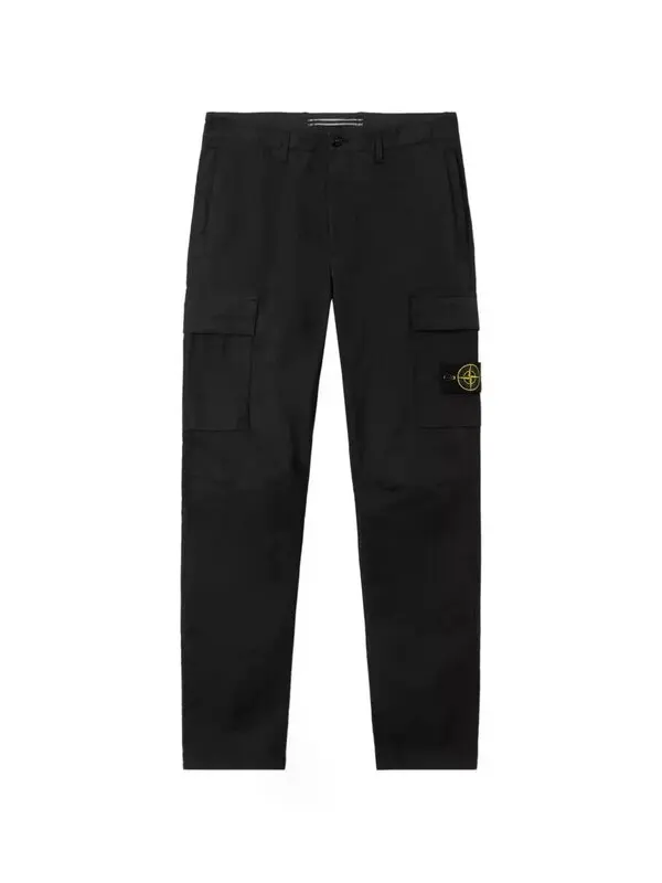 Stone Island Logo Patch Cargo Pants