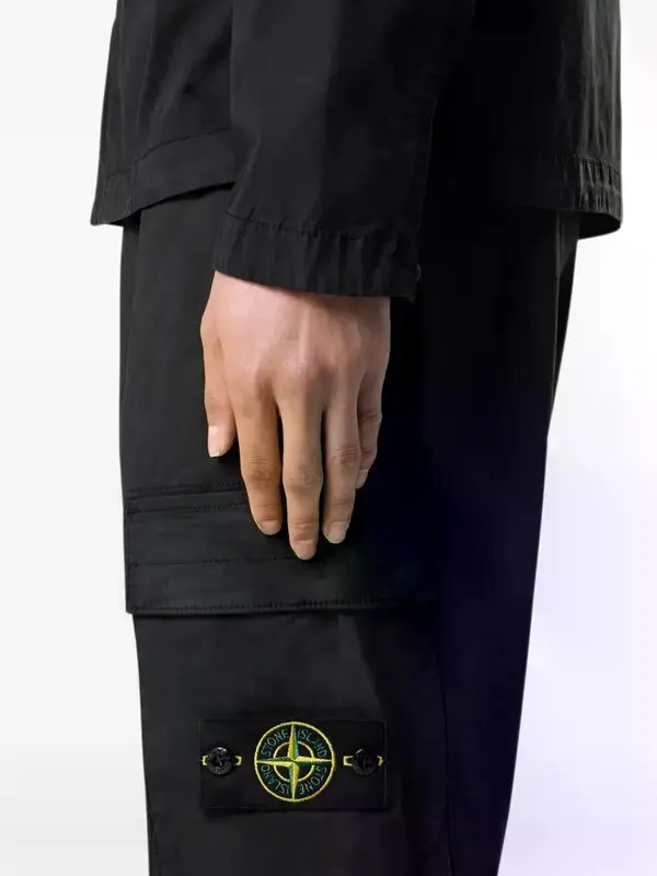 Stone Island Logo Patch Cargo Pants