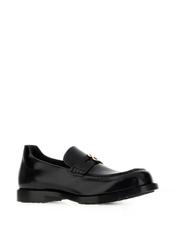 Balenciaga Logo Plaque Loafers