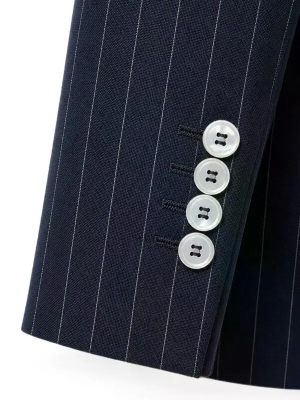 RAMON SANJURJO Pinstripe Double-breasted Suit