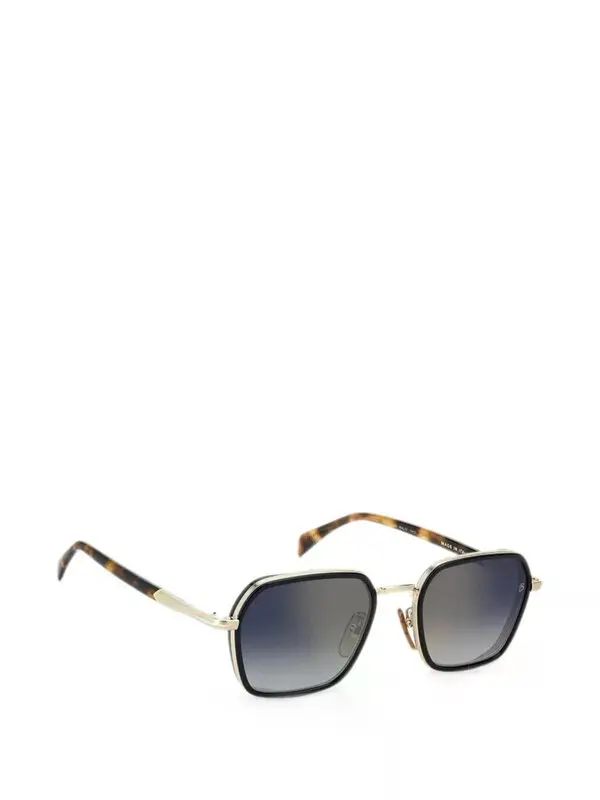 DB EYEWEAR BY DAVID BECKHAM Square-frame Sunglasses - Black