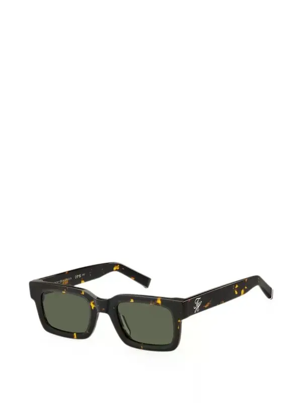 Tommy Hilfiger Tortoiseshell Rectangle-frame Sunglasses - Brown