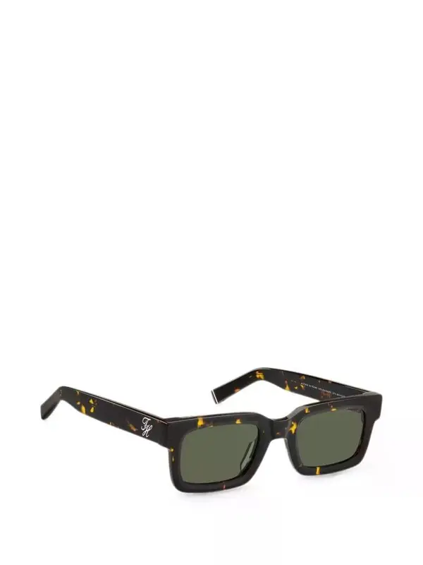 Tommy Hilfiger Tortoiseshell Rectangle-frame Sunglasses