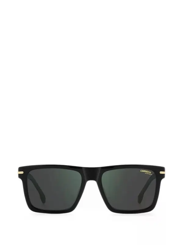 Carrera Eyewear Rectangular Frame Polarized Sunglasses - Black