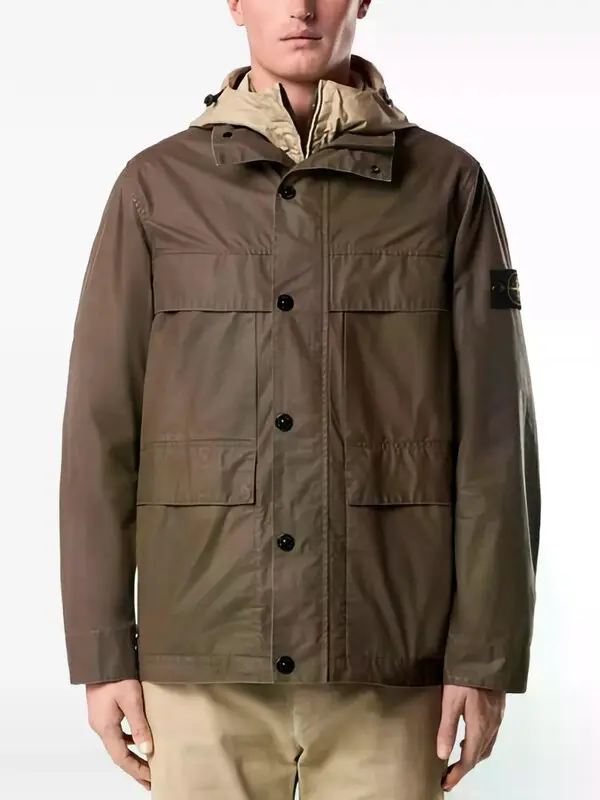 Stone Island Waxed Canvas Field Jacket
