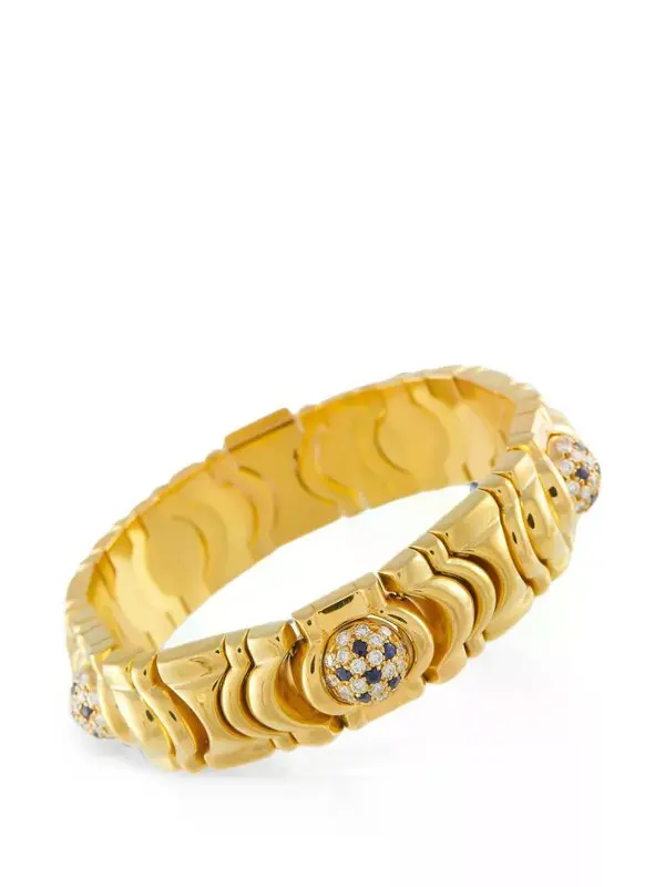 PIAGET 18k Yellow Diamond And Sapphire Bracelet - Gold
