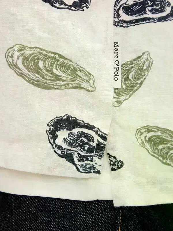 Marc O'polo Oyster-print Short-sleeve Shirt