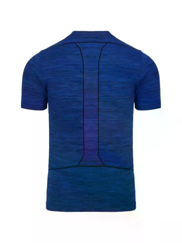 I-EXE Marl-pattern Logo-print T-shirt