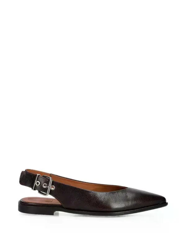 BILLI BI Buckle-fastening Slingback Ballet Flats