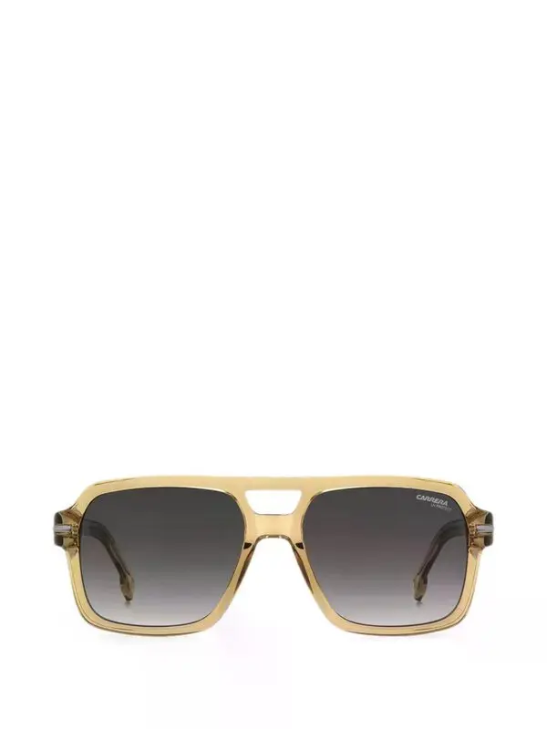 Carrera Eyewear Square Frame Sunglasses With Silver-tone Hardware - Neutrals