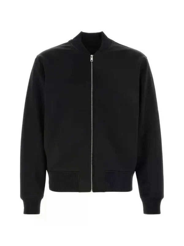 Prada Zip-up Logo Patch Jacket