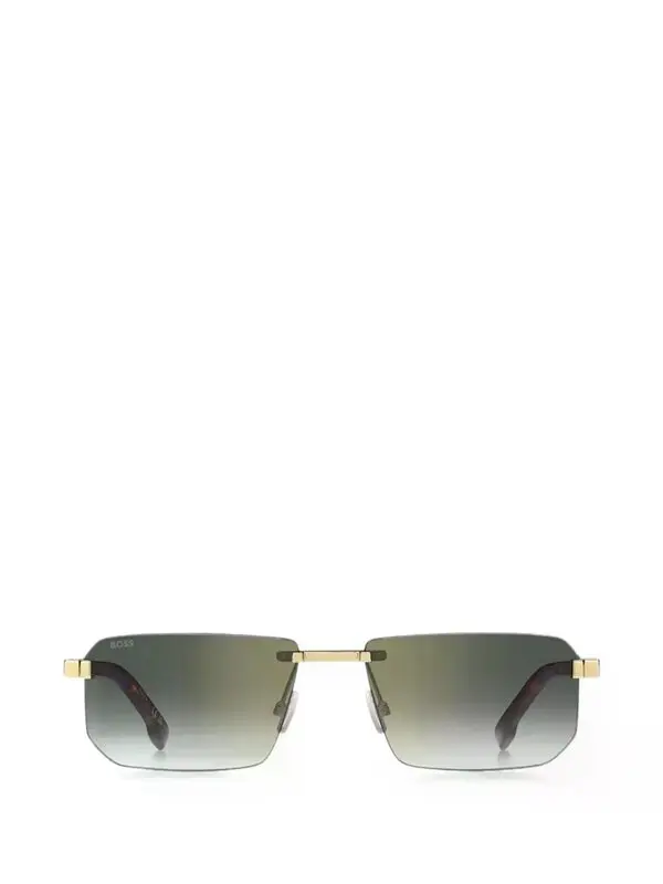 BOSS Rimless Rectangle-frame Sunglasses