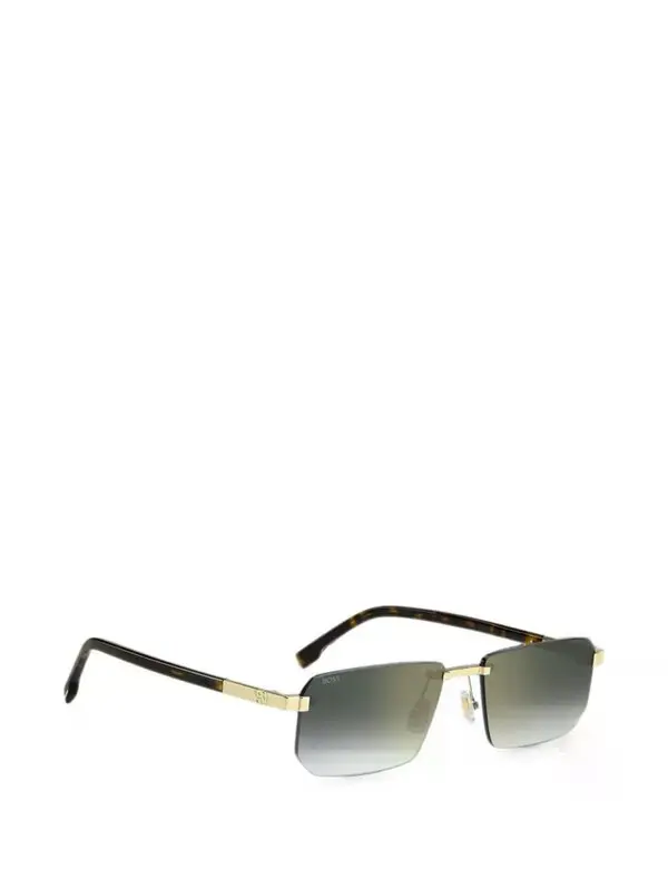 BOSS Rimless Rectangle-frame Sunglasses