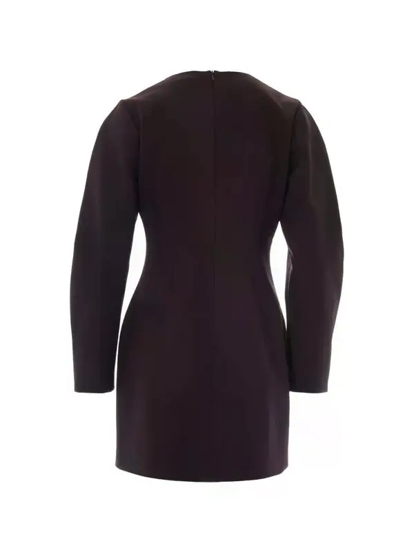 P.a.r.o.s.h Crew-neck Long-sleeve Mini Dress