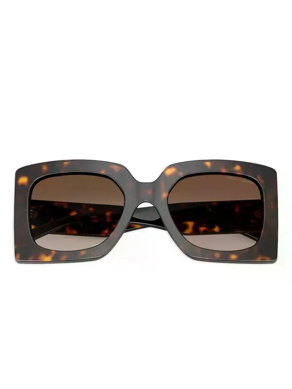 Dolce & Gabbana Embellished Square-frame Sunglasses