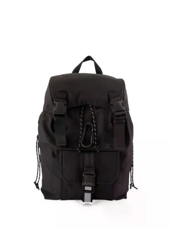 A.p.c. Trek 2.0 Buckle-fastening Backpack - Black