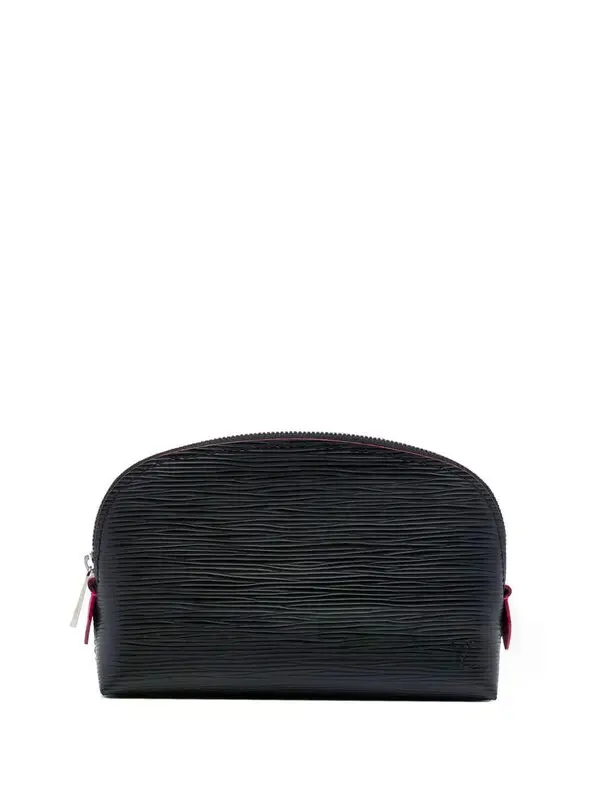 LOUIS VUITTON Epi Leather Cosmetic Pouch - Black