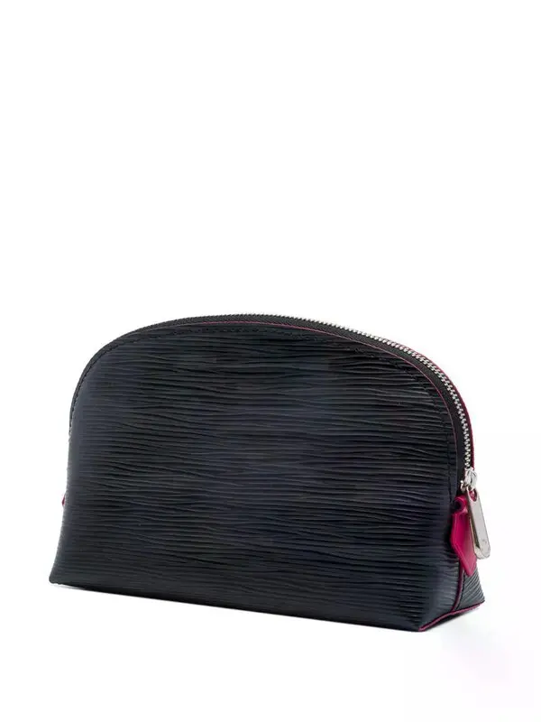 LOUIS VUITTON Epi Leather Cosmetic Pouch - Black