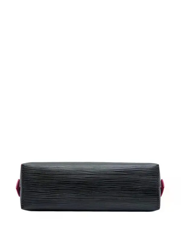 LOUIS VUITTON Epi Leather Cosmetic Pouch - Black
