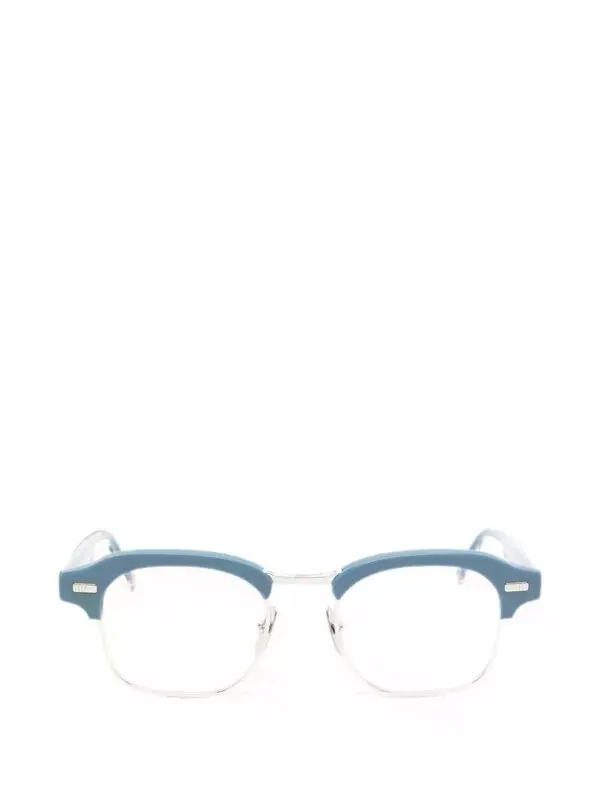 Thom Browne Clubmaster Frame Eyeglasses - Blue