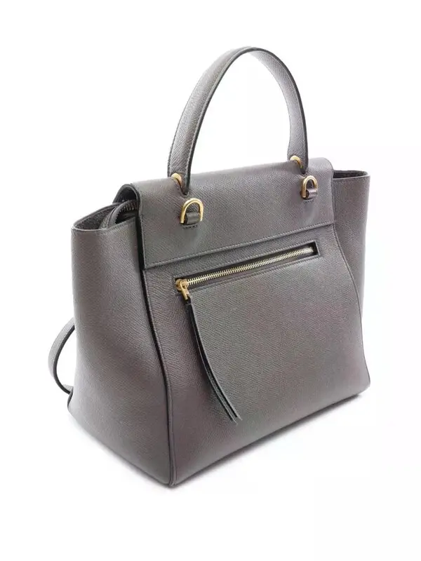 Celine Micro Grained Calfskin Belt Bag Satchel - Grey