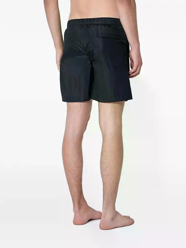 Moncler Logo Patch Elasticated Waist Shorts